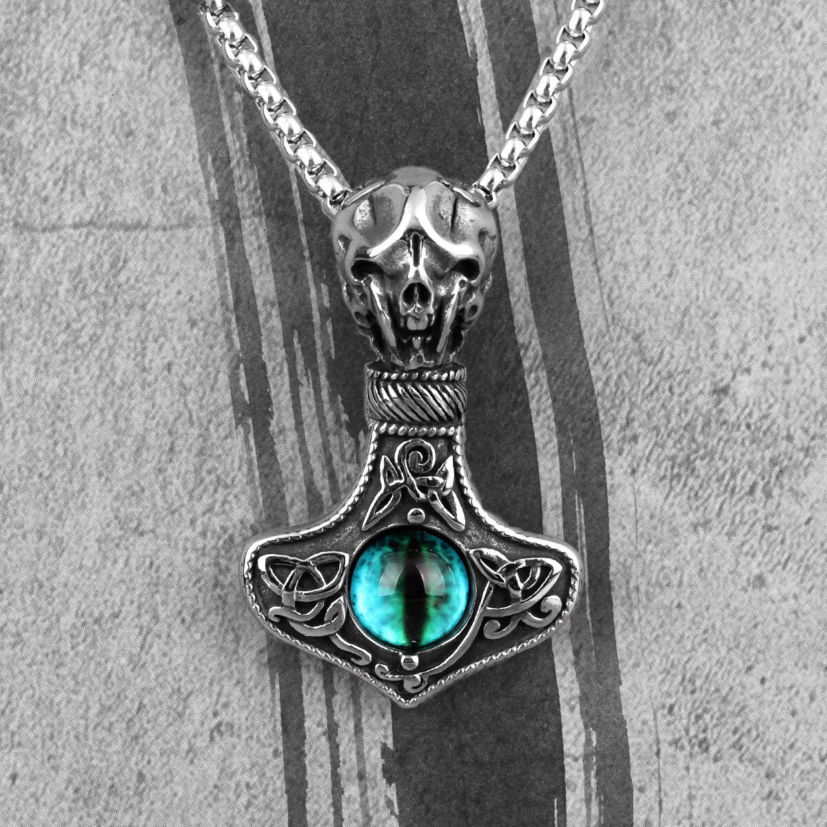 Eye Of Death | Mens Stainless Steel Skull No Fade Street Wear Pendant ...
