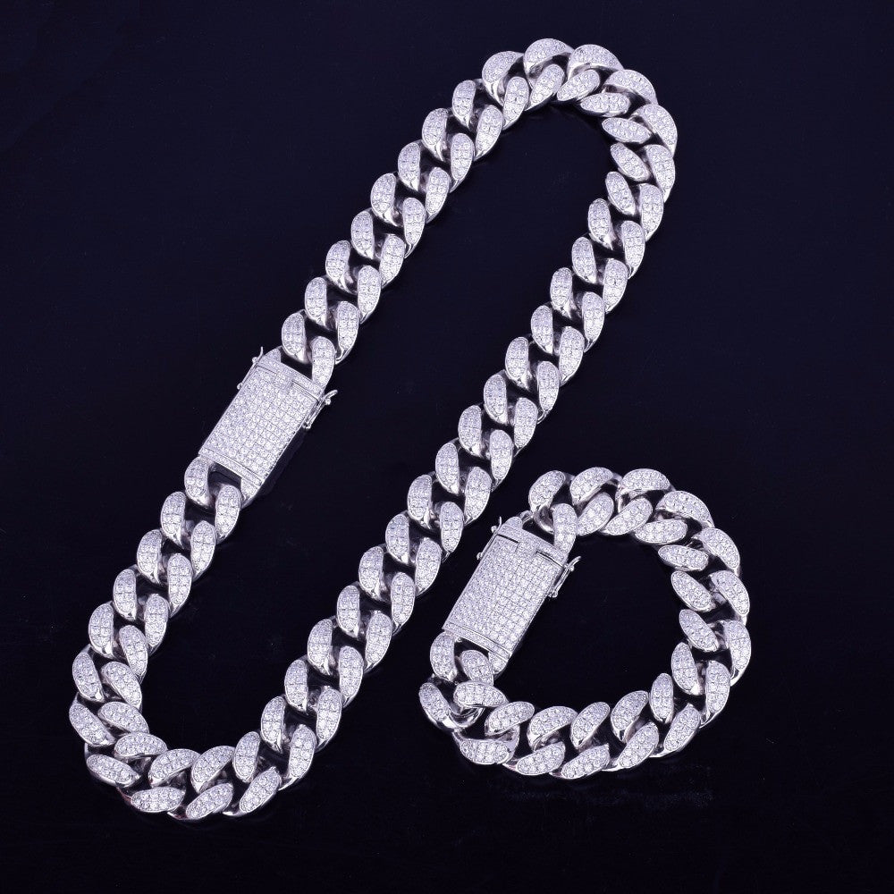 The Origin | Original VVS Diamond CZ 5AA+ Luxury 20MM Cuban Link Chain ...