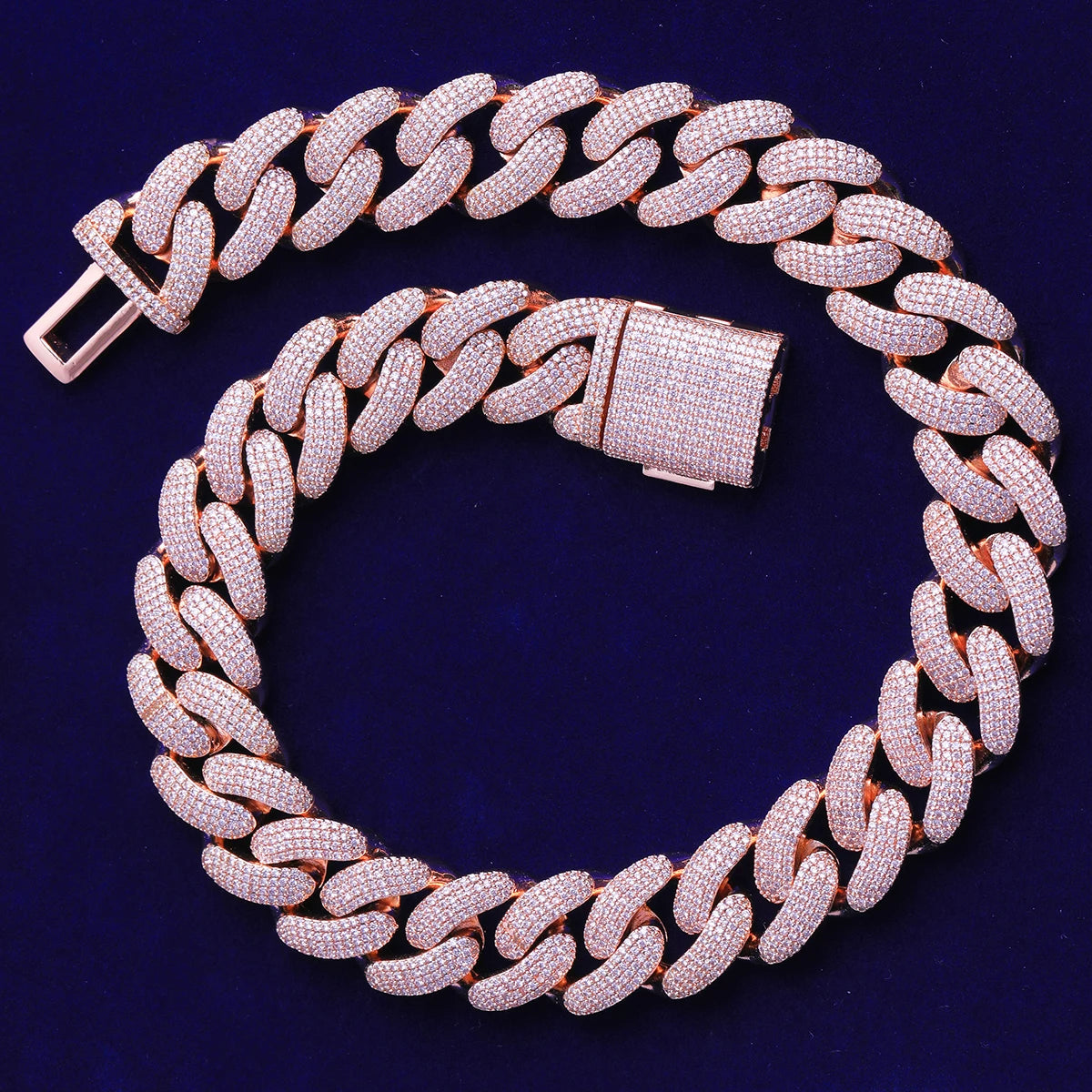 Classic Cut | Diamond CZ 20mm 5AA+ Stones Miami Cuban Link Hip Hop Cha ...