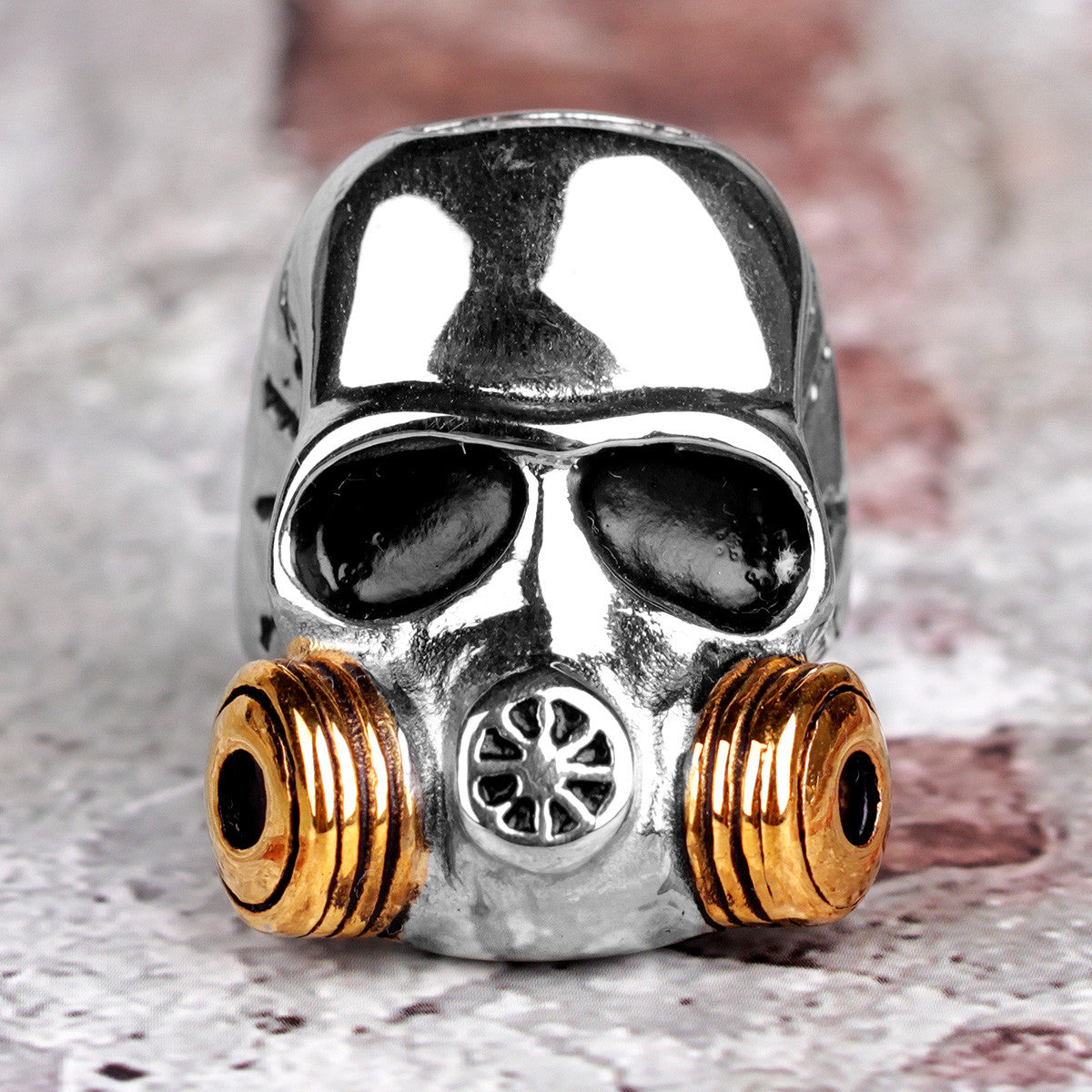 Toxic Free | 316L No Fade Stainless Steel No Toxicity Gas Mask Hip Hop ...
